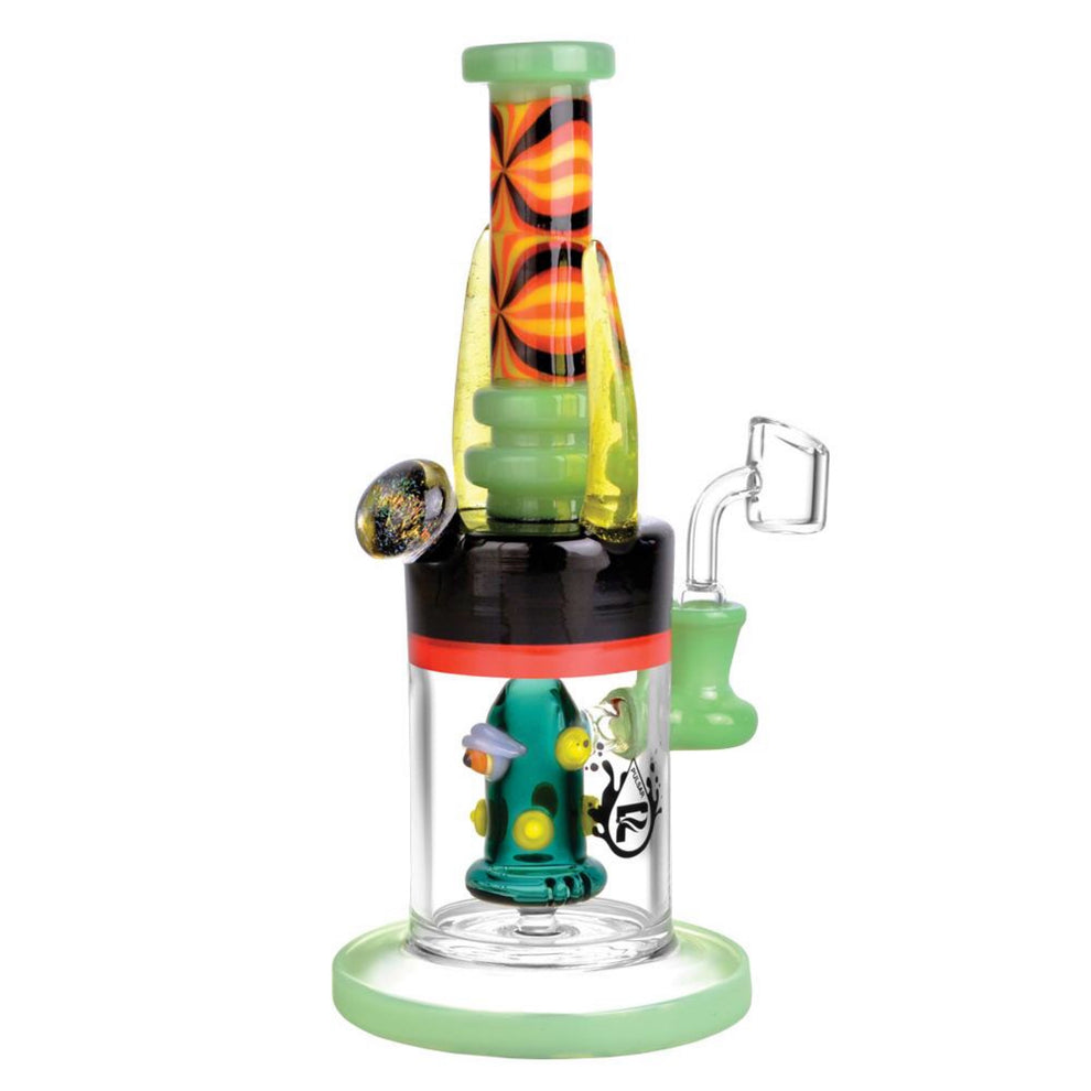 Pulsar 9” Third Eye Deco Oil Rig – All Good Dispensary